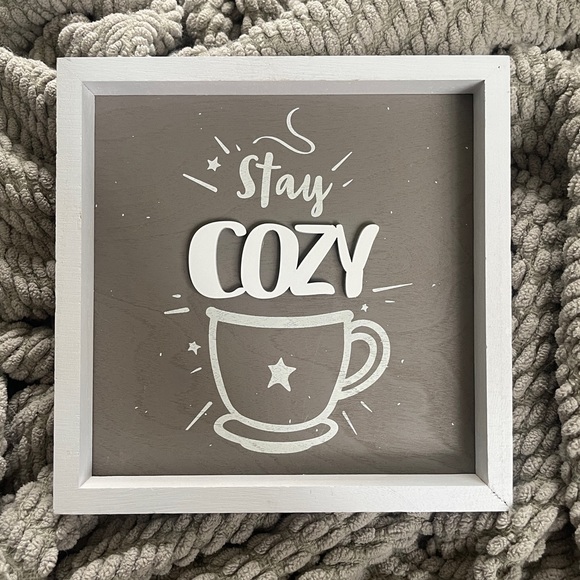 Accents | 325 Stay Cozy Box Sign | Poshmark